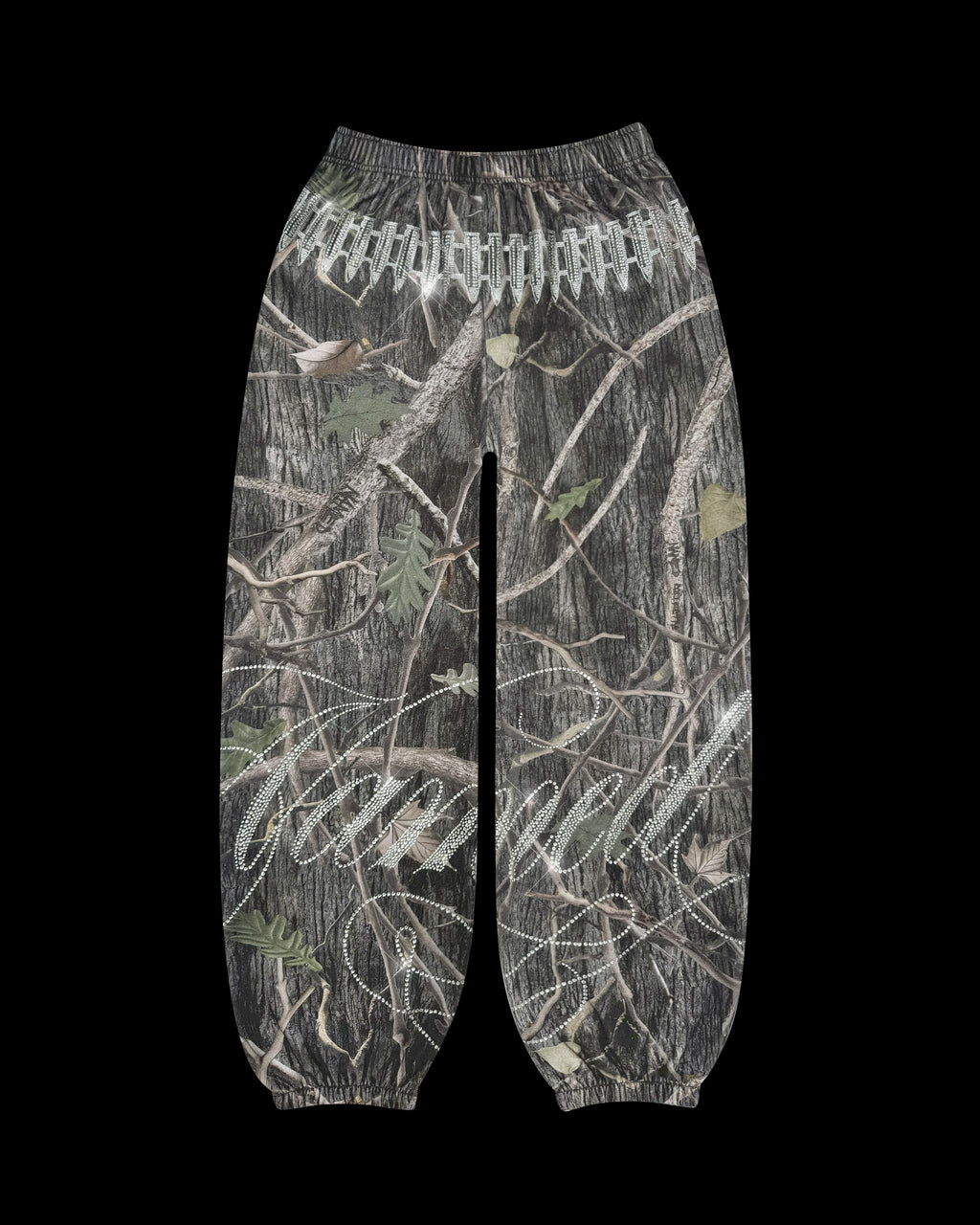 ENEMY RHINESTONE SWEATPANTS TREE CAMO – NAMED COLLECTIVE®